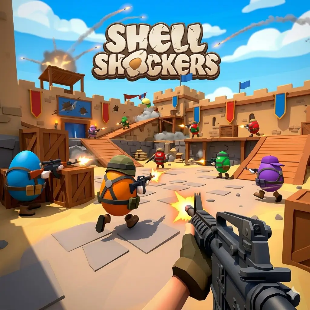 Jouer à Shell Shockers 🥚 FPS Multijoueur d'Œufs Gratuit